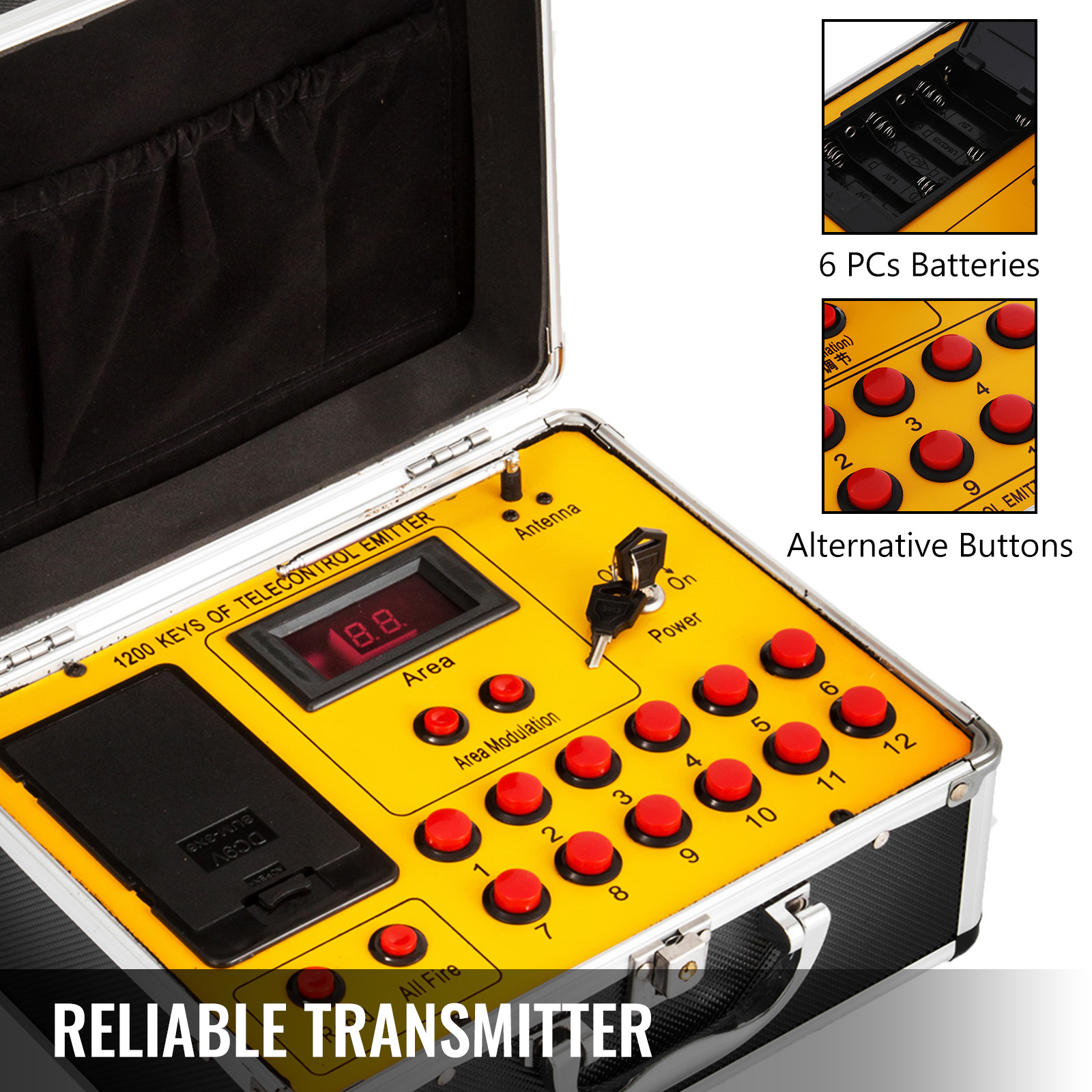 VEVOR 36 Cues Fireworks Firing Control System Decoration ...