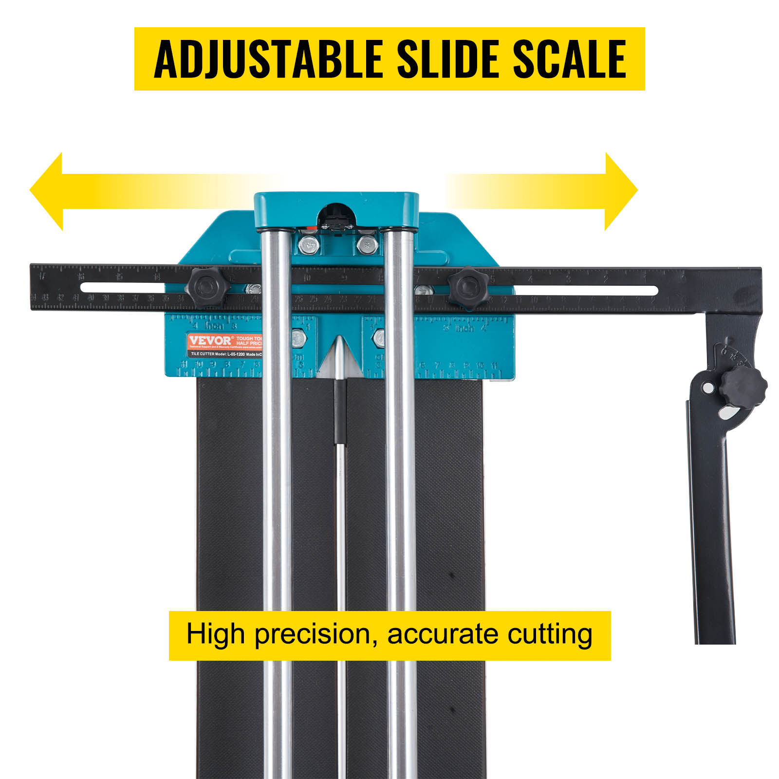 Mophorn 1200mm Tile Cutter Manual Ceramic Floor Tiles Cutting Machine 48 Inch Precision Cutter