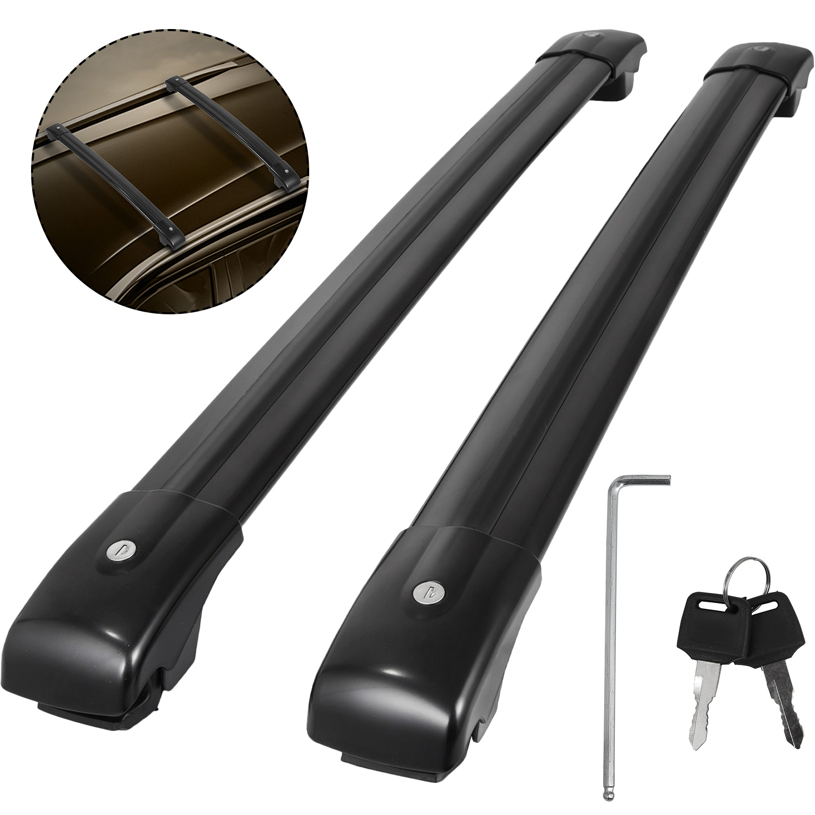 For 2014-2018 Subaru Forester OE Style Aluminum Roof Rack Cross Bar ...