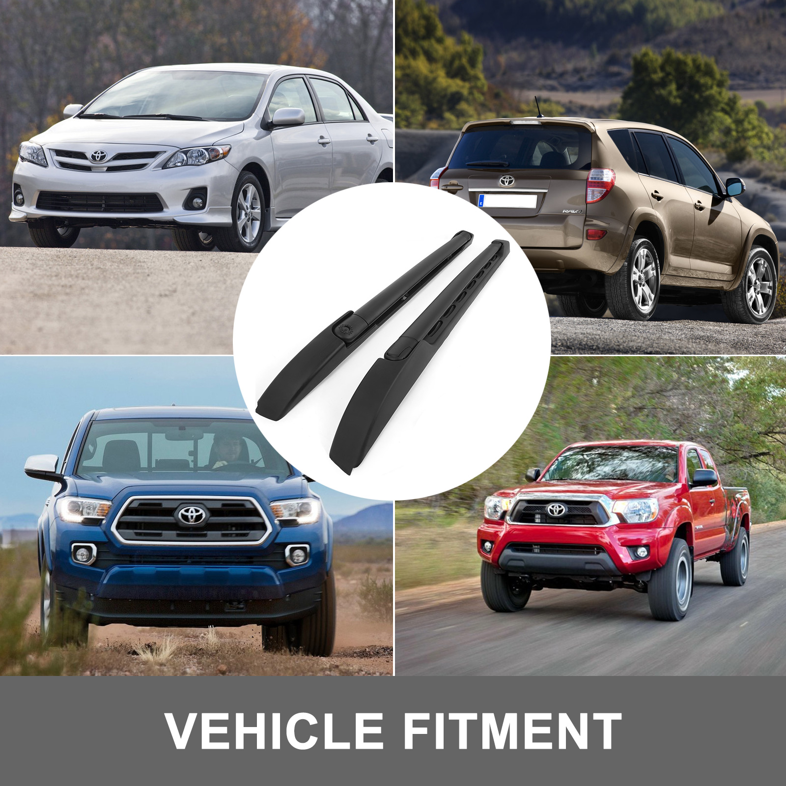 VEVOR Roof Rail Compatible with 2005-2018 Toyota Tacoma Double Cab ...