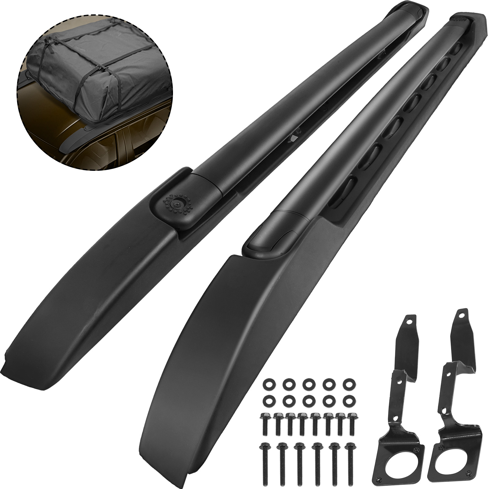 VEVOR Roof Rail Compatible with 2005-2018 Toyota Tacoma Double Cab ...