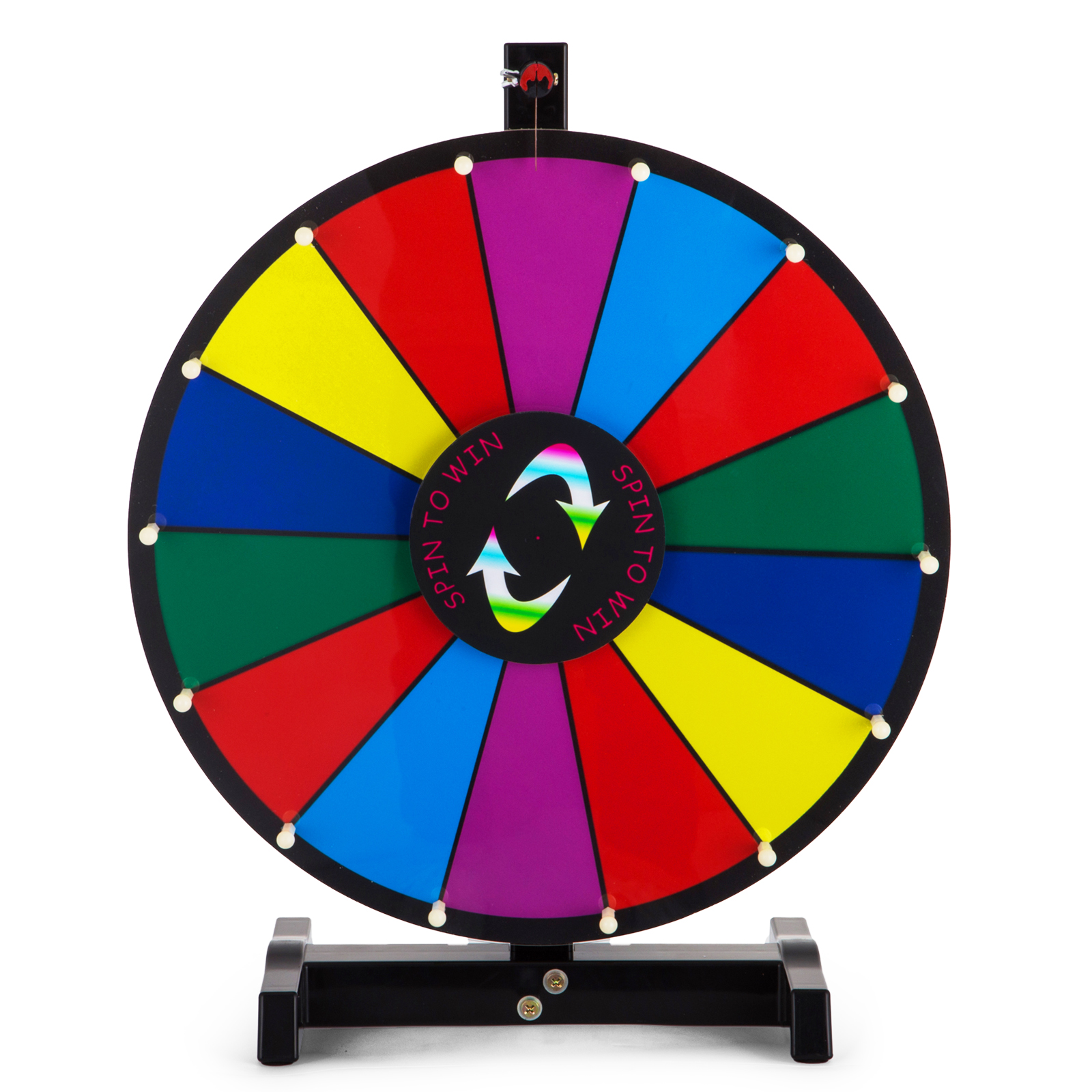 46cm Roue De La Fortune Spin Prize Wheel Jeu De Spin Dessus De Table ... 46cm Roue De La Fortune Spin Prize Wheel Jeu De Spin Dessus De Table ...