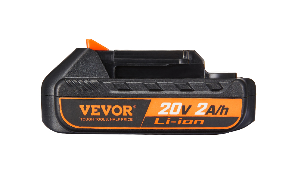 VEVOR Batterie pour Outil Sans Fil Lithium-ion 20 V 2,0 Ah Batterie de ...