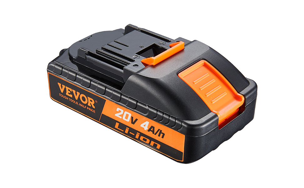 VEVOR Batterie pour Outil Sans Fil Lithium-ion 20 V 4,0 Ah Batterie de ...