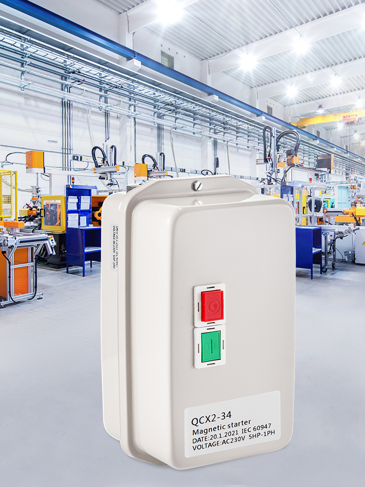 VEVOR Magnetic Starter Single Phase, 5 hp Motor Starter, 34 amp Starter ...