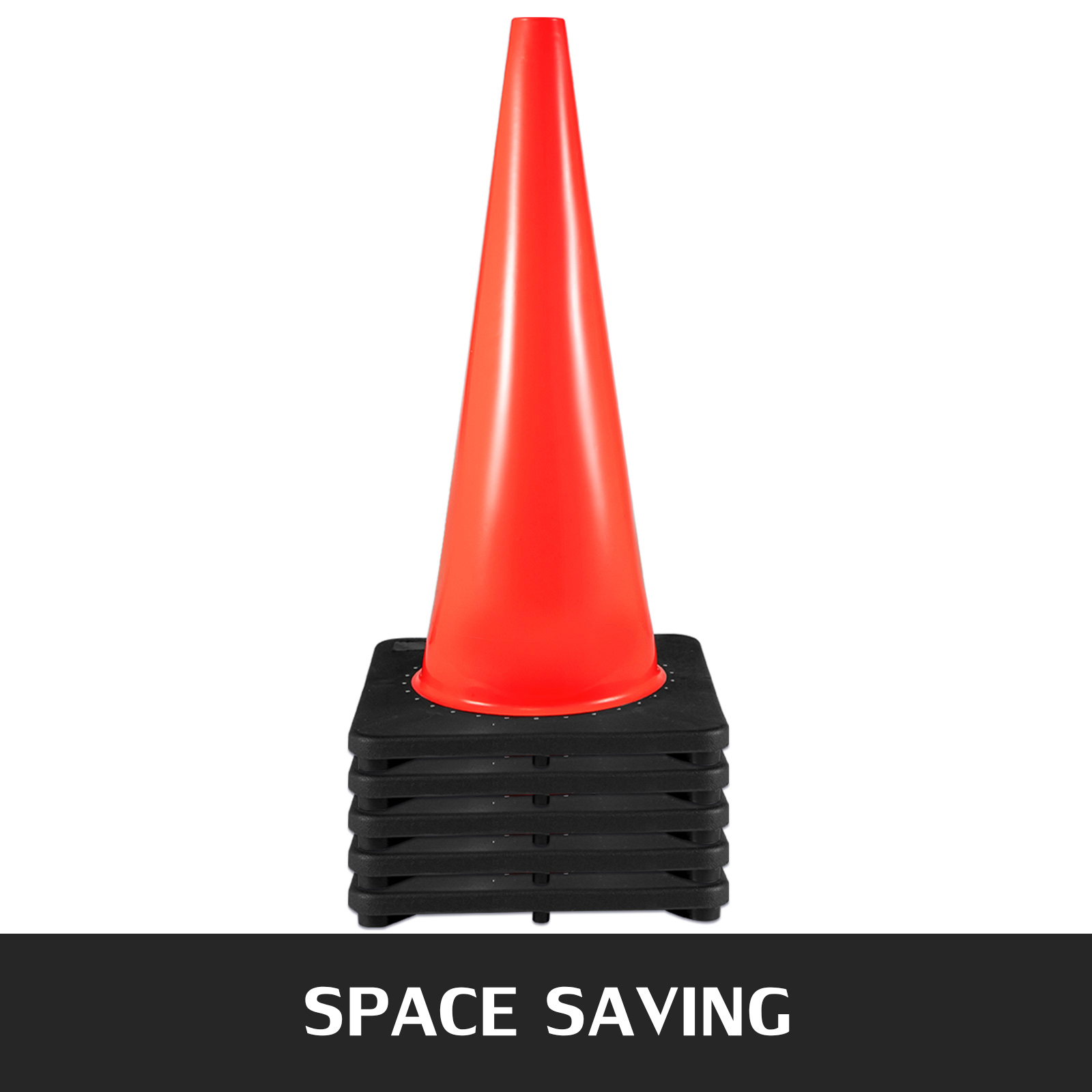 28" Traffic Safety Cones 6 Warning Roads Construction Base Roads High ...