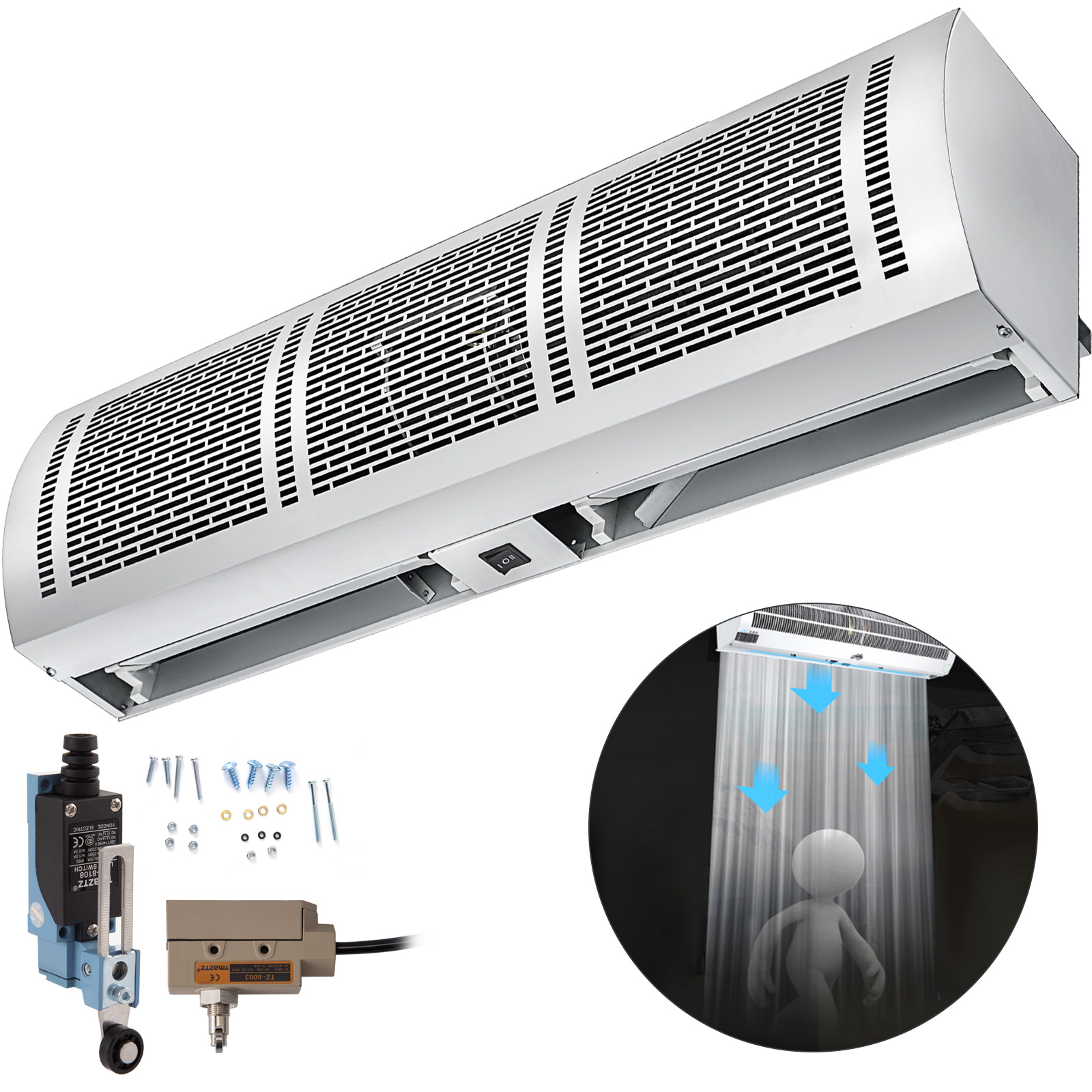 Commercial Air Curtain Door Air Curtain 2 Adjustable Speeds 40" Large ...