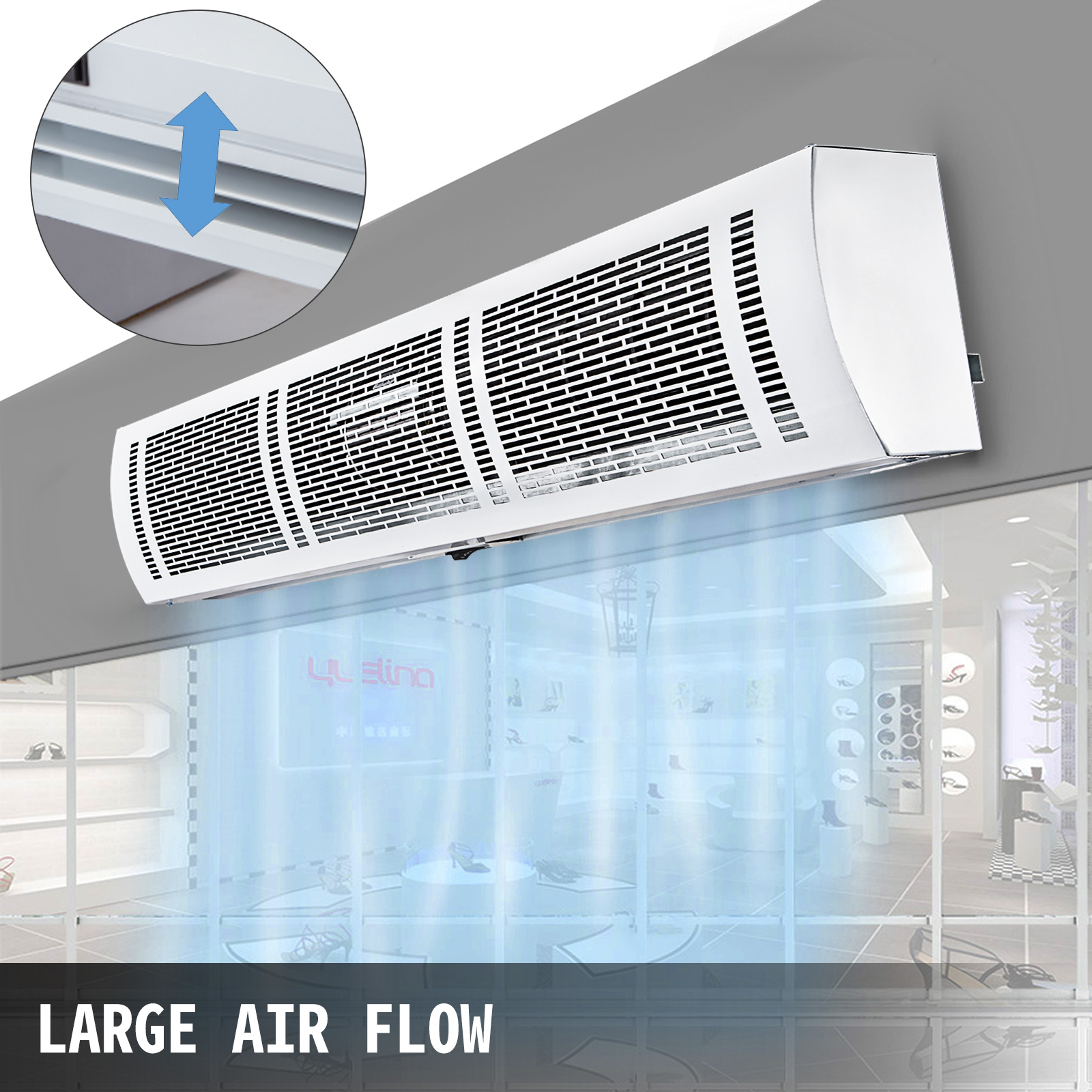 Commercial Air Curtain Door Air Curtain 2 Adjustable Speeds 40" Large ...