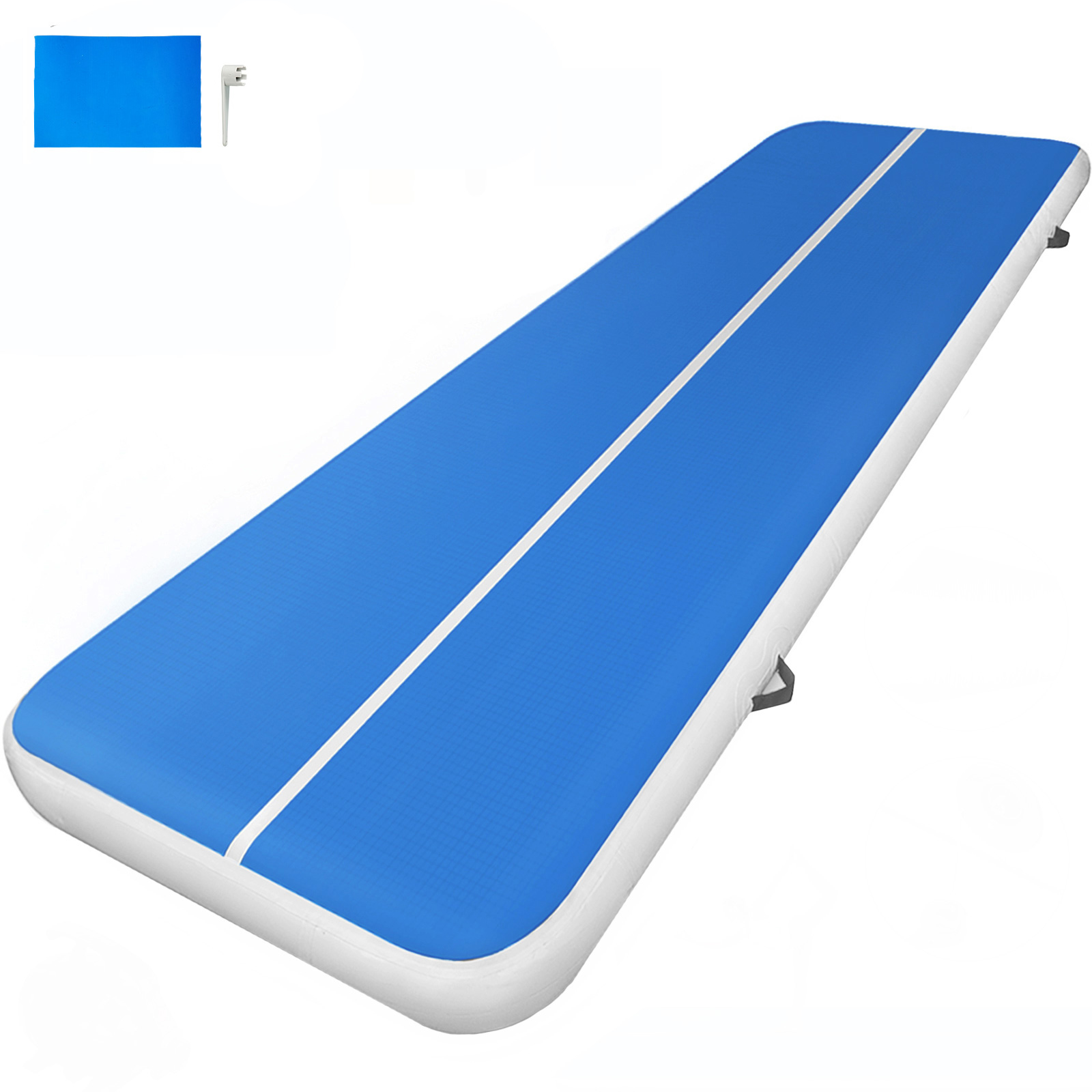 6M Air Track Inflatable Airtrack Tumbling Gymnastics Floor Mat Yoga ...