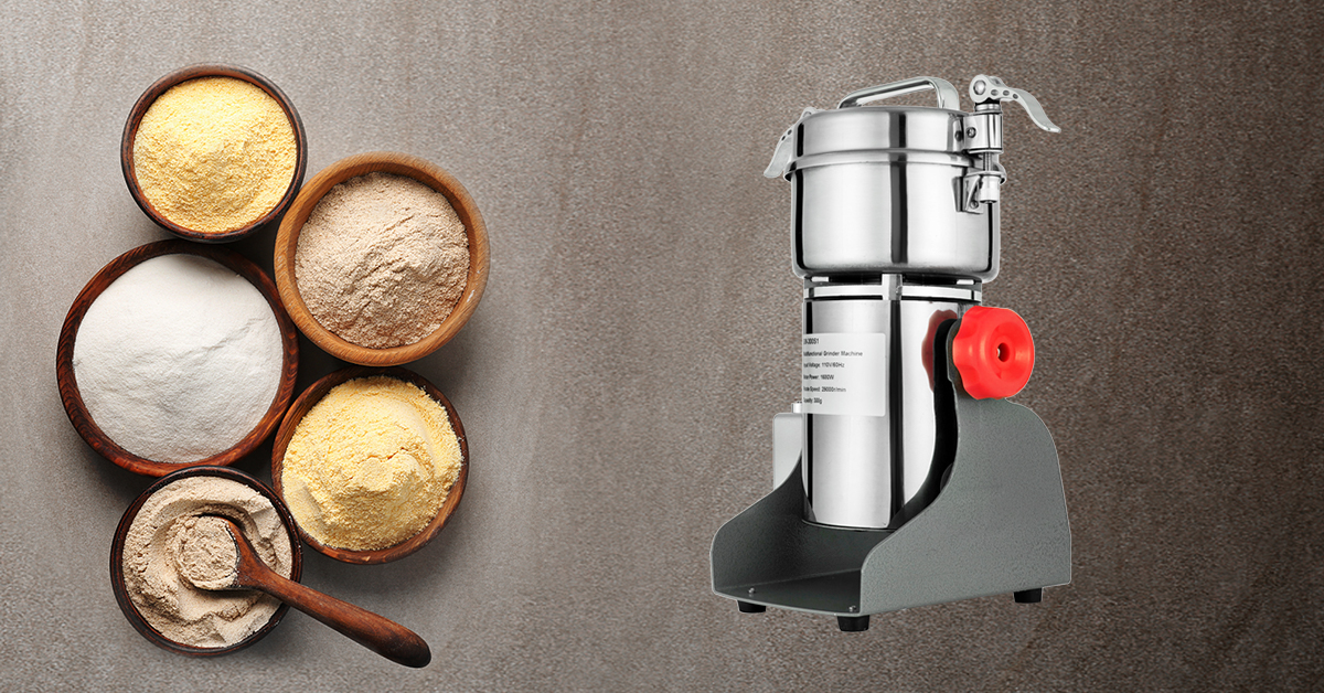 VEVOR Electric Grain Grinder 350g Grain Grinder Machine High Speed ...