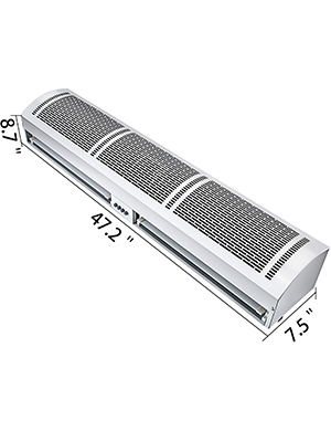 VEVOR Air Curtain, 1.2m Electric Wind Curtain with Limit Switch, Max ...