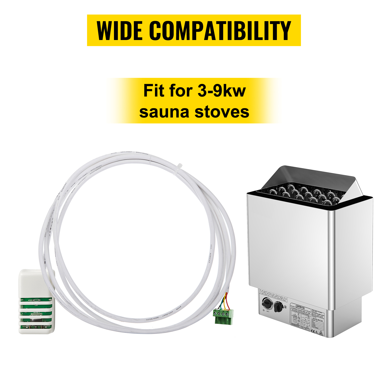 Mophorn External Sauna Heater Controller 3KW-9KW Time Temperature ...