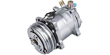 Vevor AIR CONDITION COMPRESSORS SANDEN 508 STYLE NATURAL FINISH V BELT ...