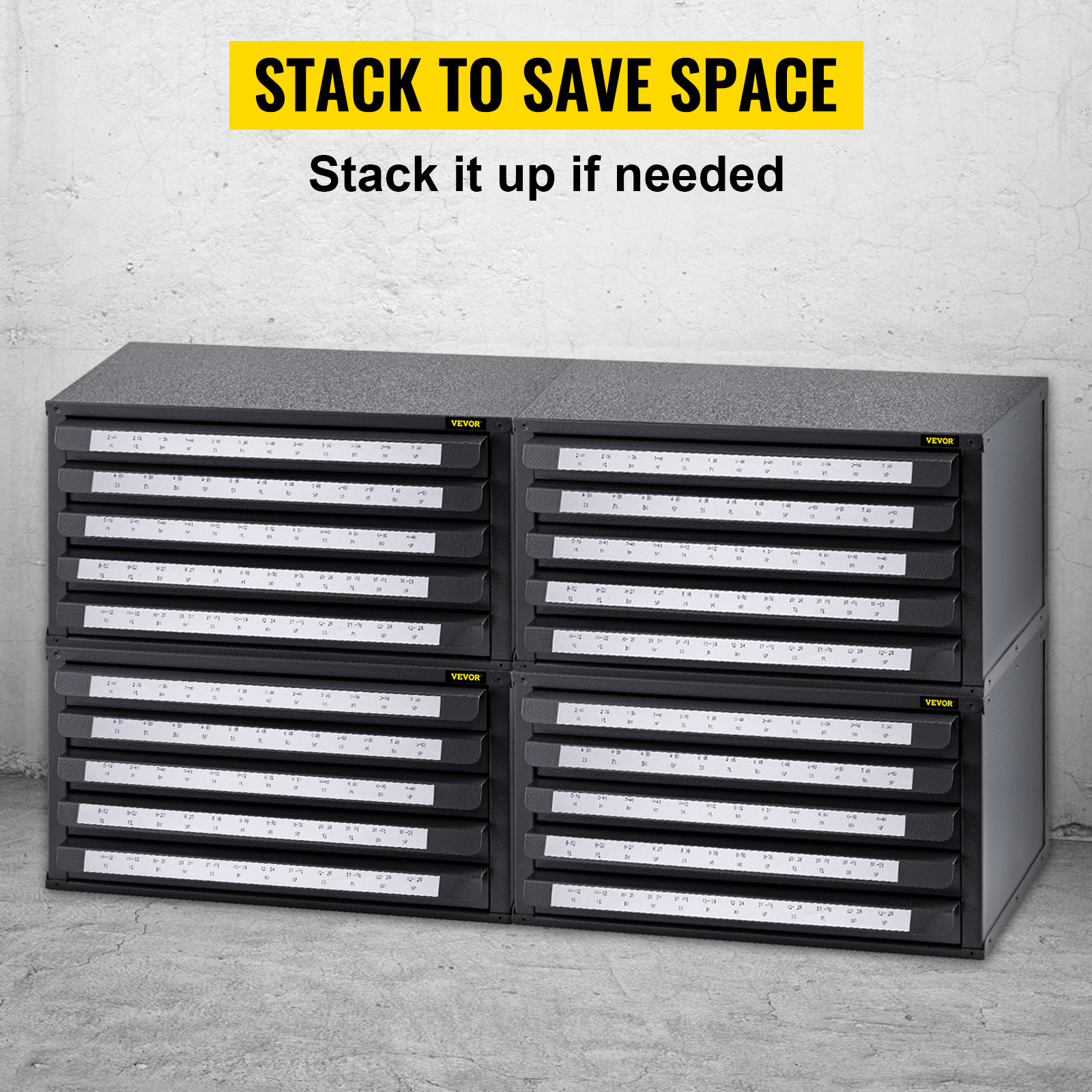 VEVOR Tap Dispenser Cabinet, Five-Drawer Tap Dispenser, Tap Organizer ...