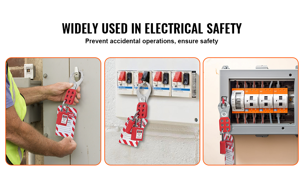 VEVOR Elektrische Lockout Tagout Kit, 26-delige Loto-beveiligingsset ...