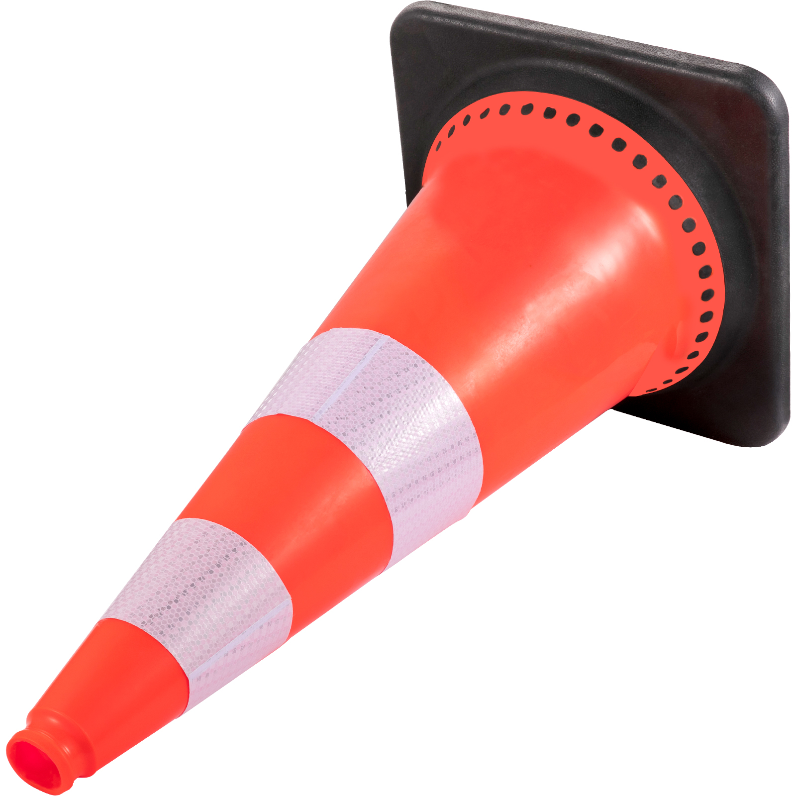 VEVOR 12PCS Traffic Safe Cones 18"/28"/30"/36" Orange with Reflective ...