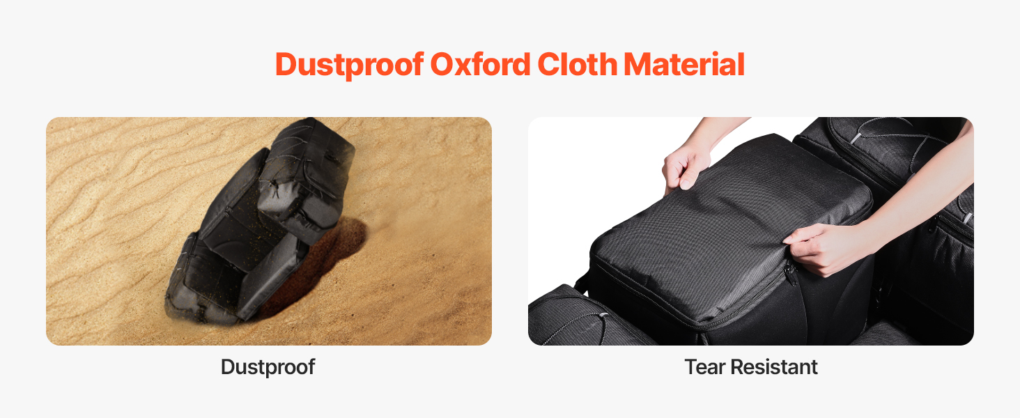 74L ATV Rear Storage Bag 600D Oxford Cloth Rear Cargo Bag with Sponge ...