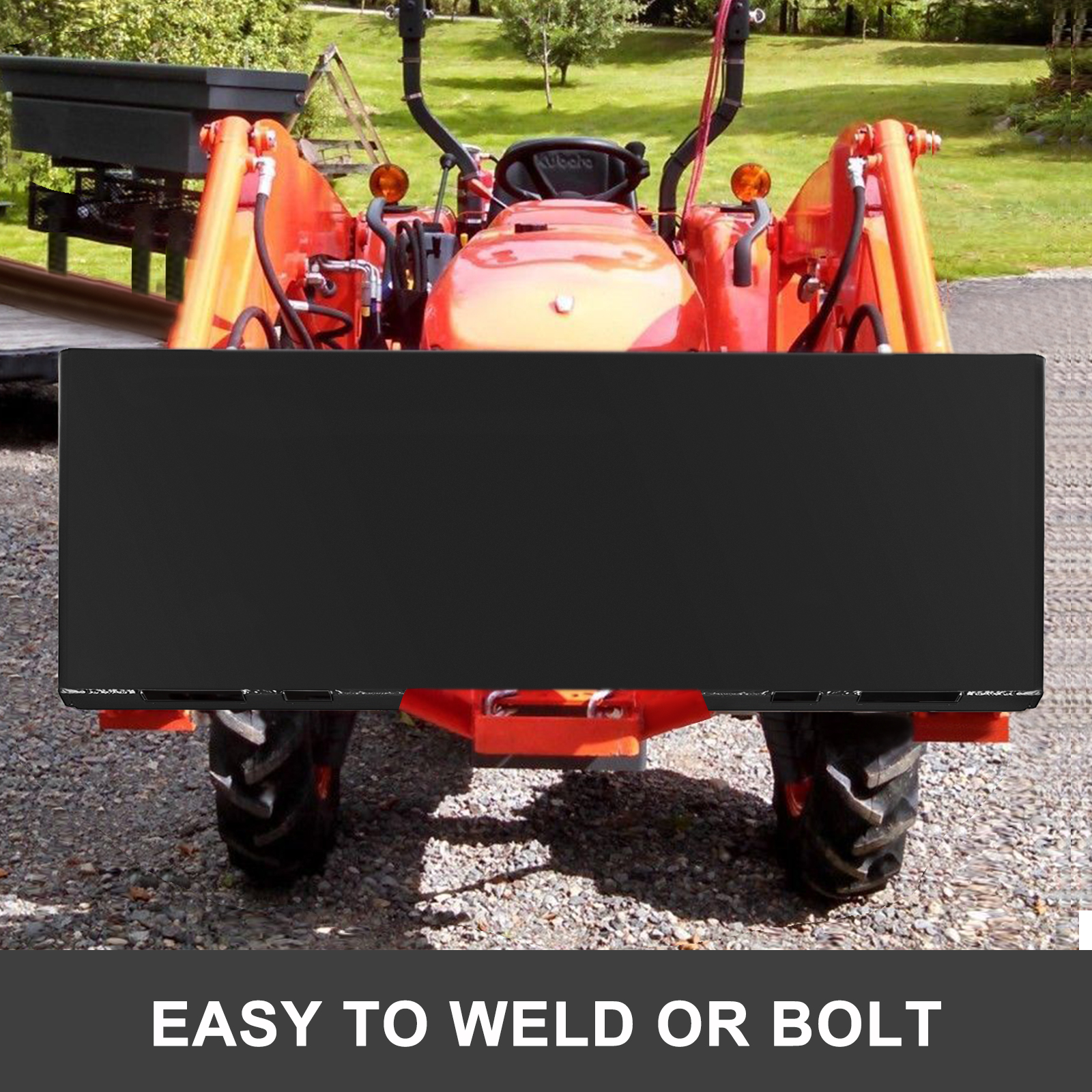 VEVOR Skid Steer Attachment 1/4in Skid Steer Quick Attach Plate Inside ...