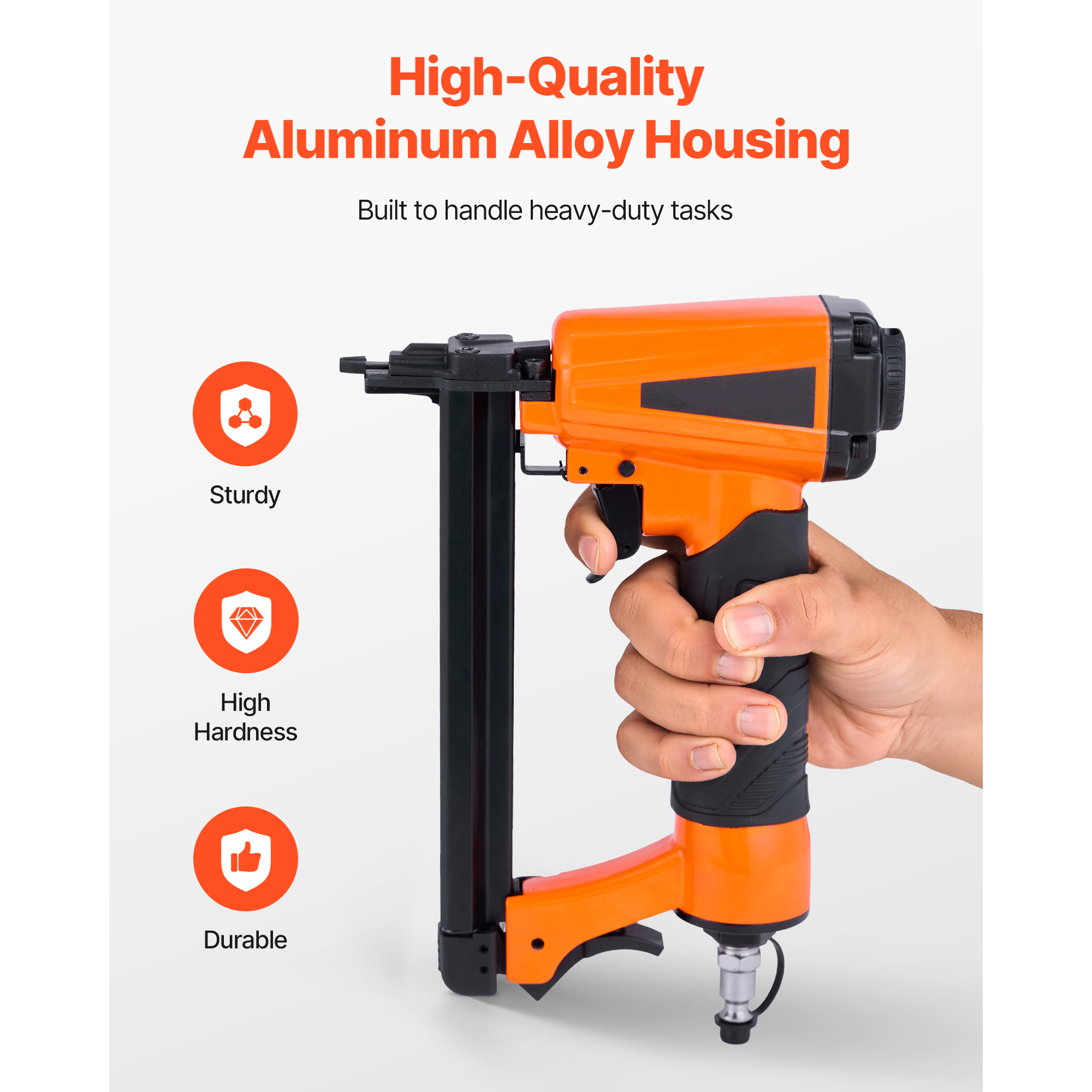 Mophorn Pneumatic Staple Gun, 20-Gauge T50 Upholstery Stapler for 10 ...