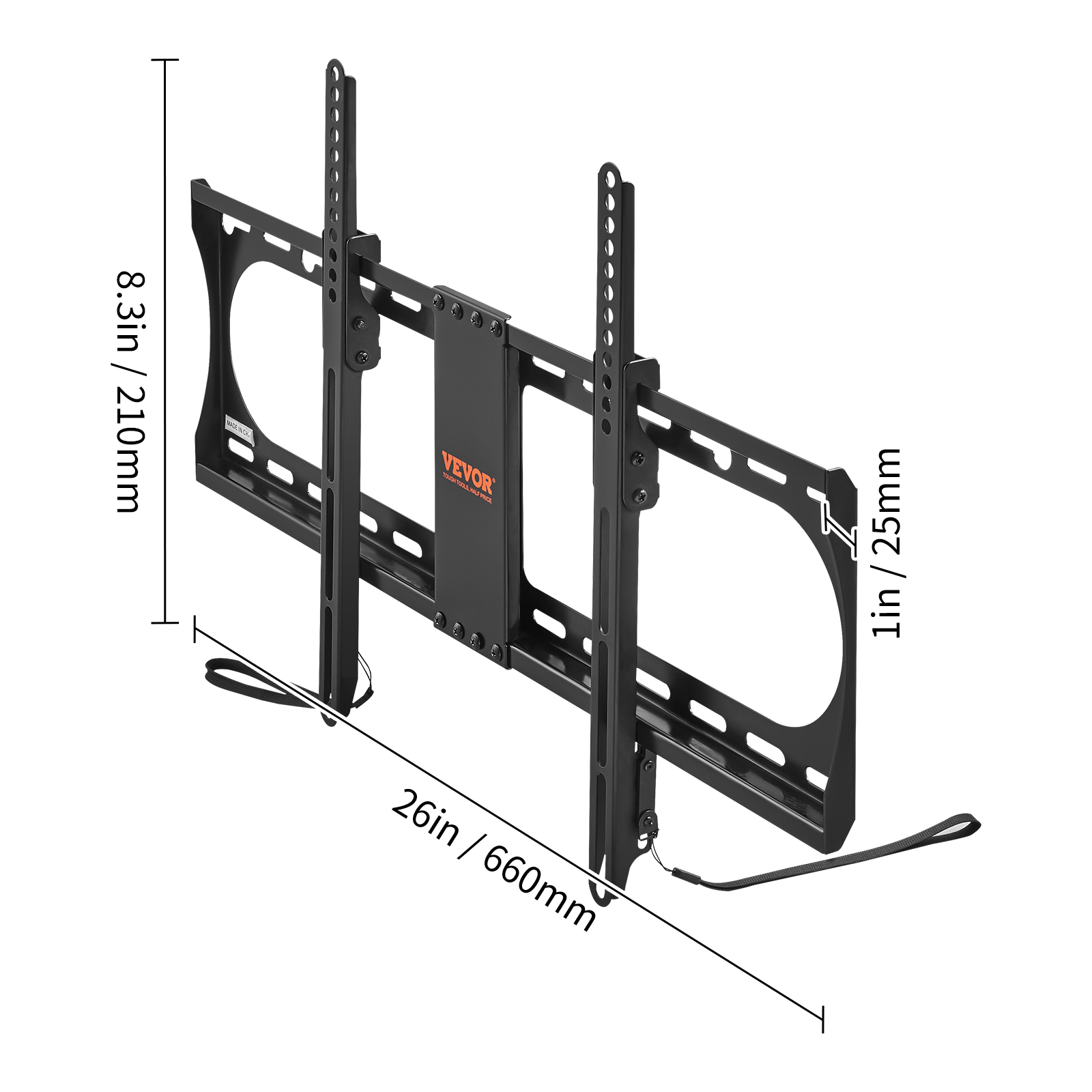 Mophorn Universal TV Wall Mount, Low Profile TV Mount Fits for Most 37 ...