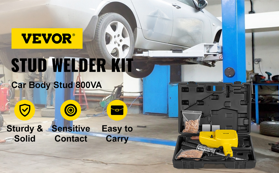 Auto Stud Welder Starter Kit Hammer Tool Electric Trigger Dent Repair ...