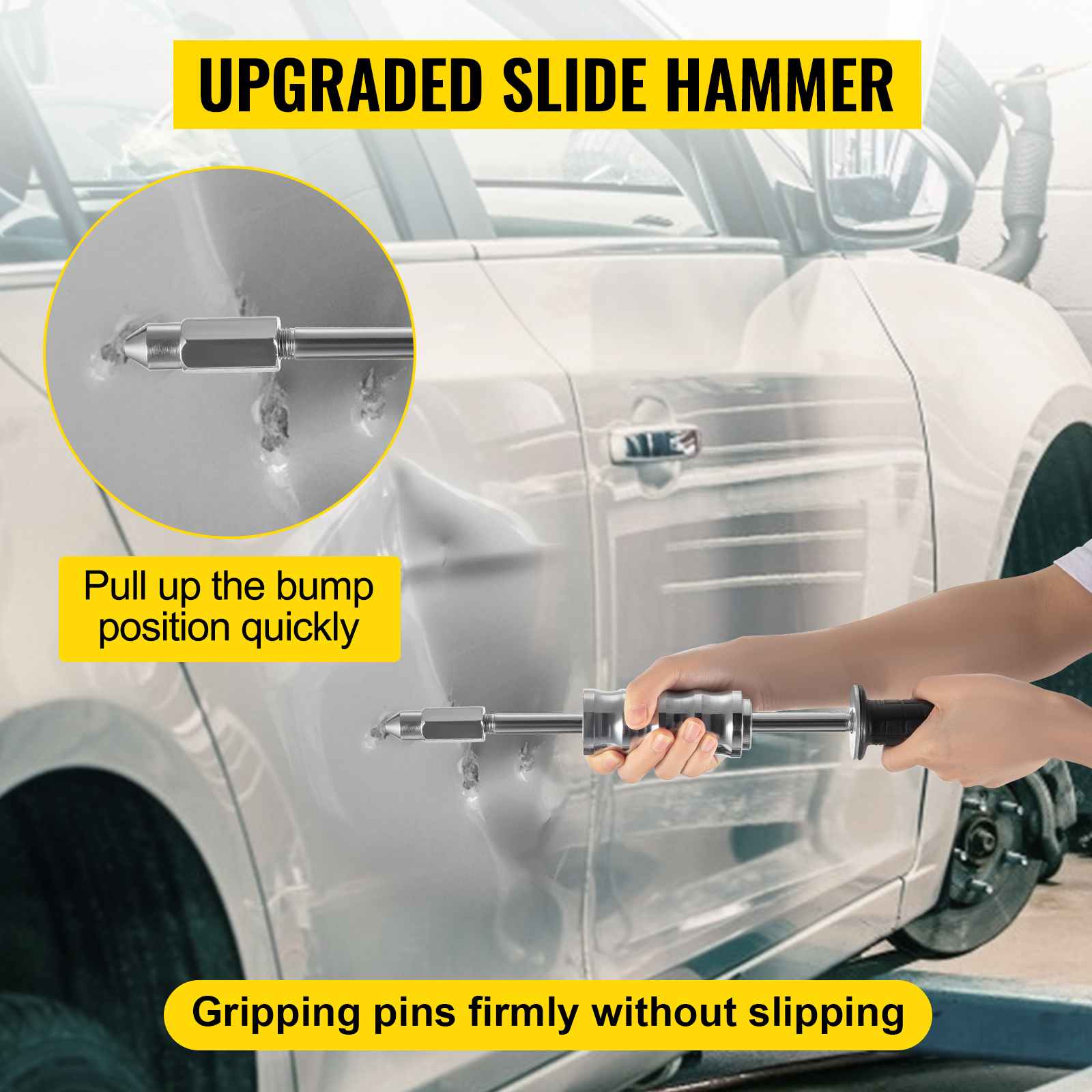 Auto Stud Welder Starter Kit Hammer Tool Electric Trigger Dent Repair ...