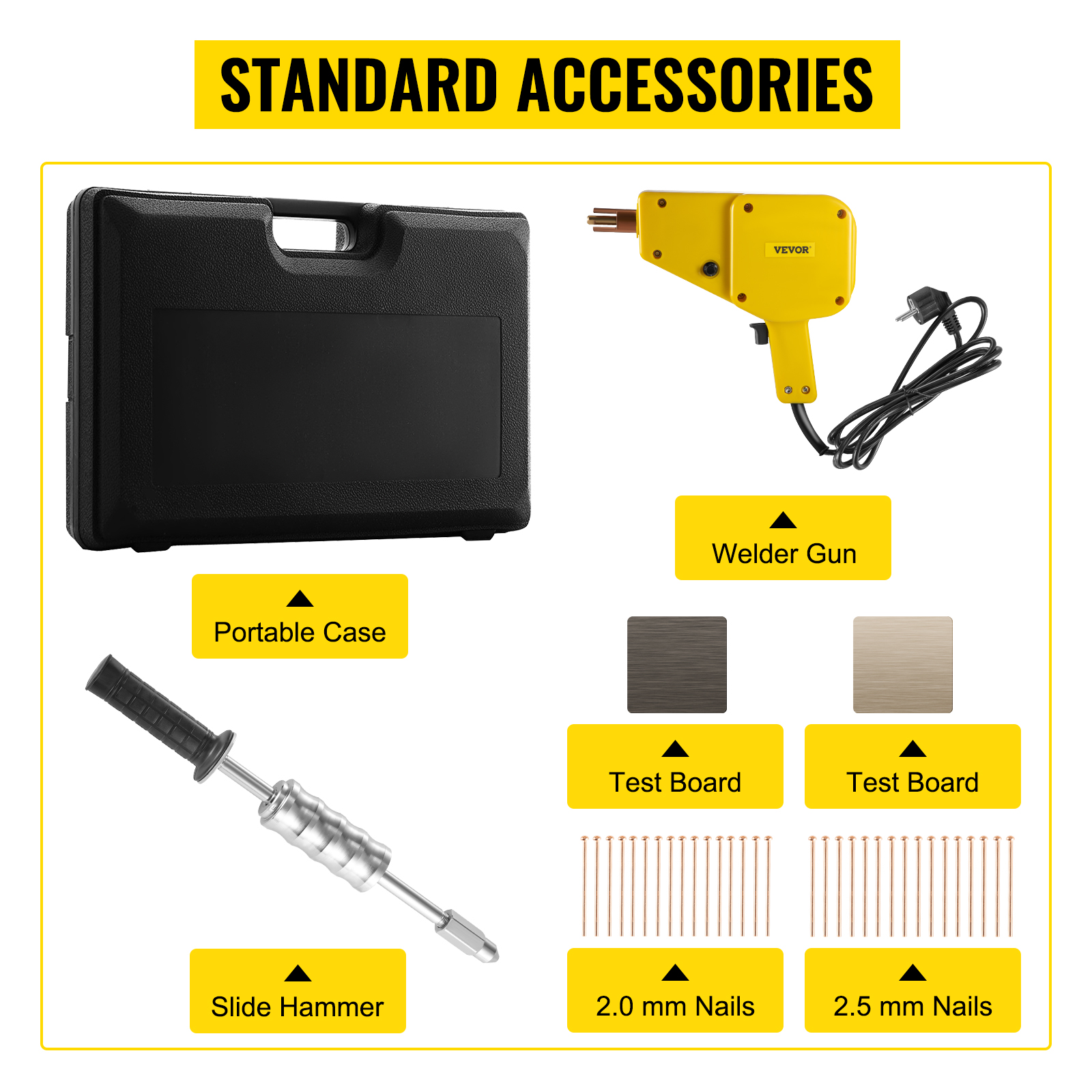 Auto Stud Welder Starter Kit Hammer Tool Electric Trigger Dent Repair ...