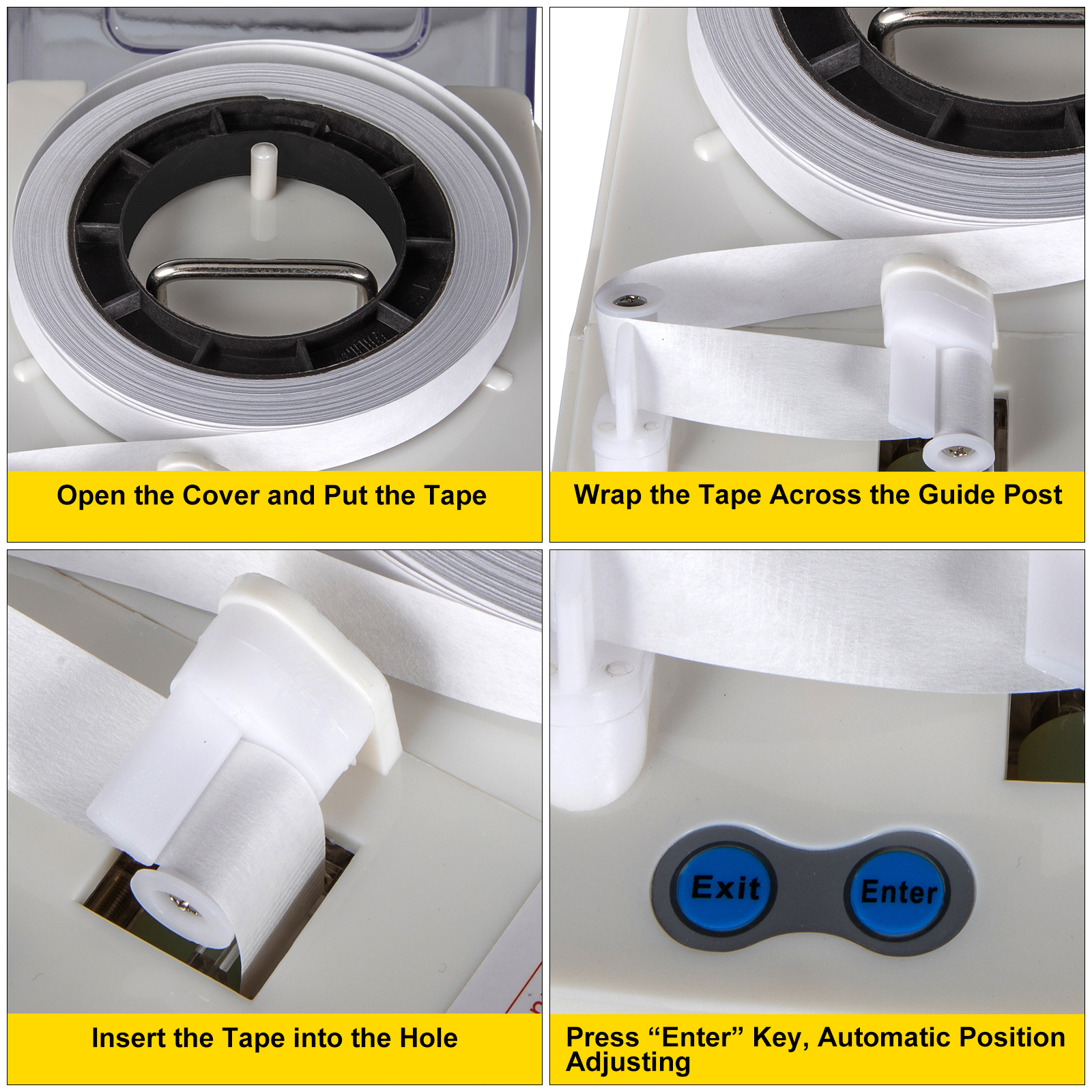 VEVOR Banknote Binding Machine Cash Currency Strapping Machine 1.5 s ...