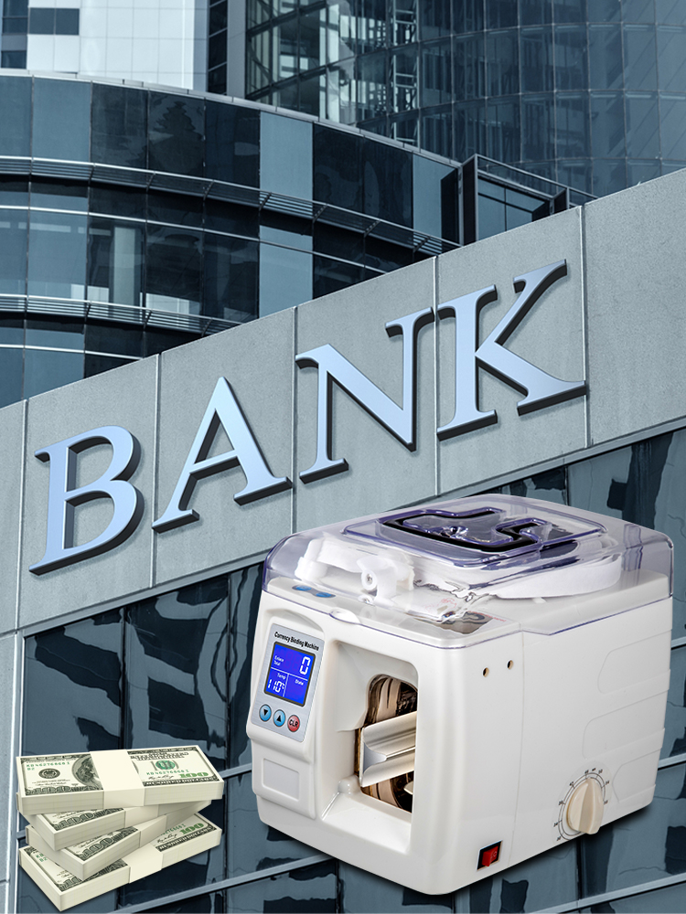 VEVOR Banknote Binding Machine, 1.5 s/Once, Automatic Money Binder w ...