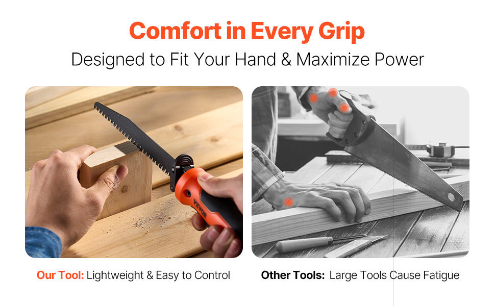 Jab Saw 6 in Keyhole Saw with Soft Grip Handle 8-In-1 Multi-Blades for ...