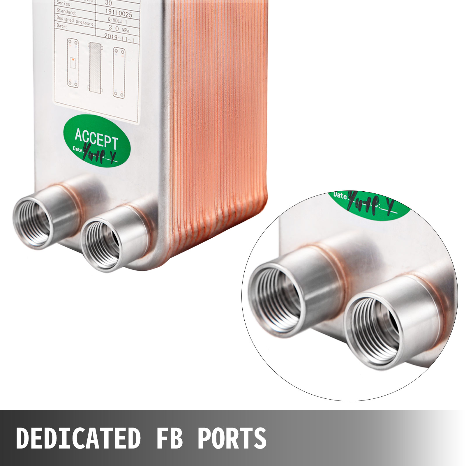 316 Edelstahl Wärmetauscher 30 Platten Plattenwärmetauscher ...