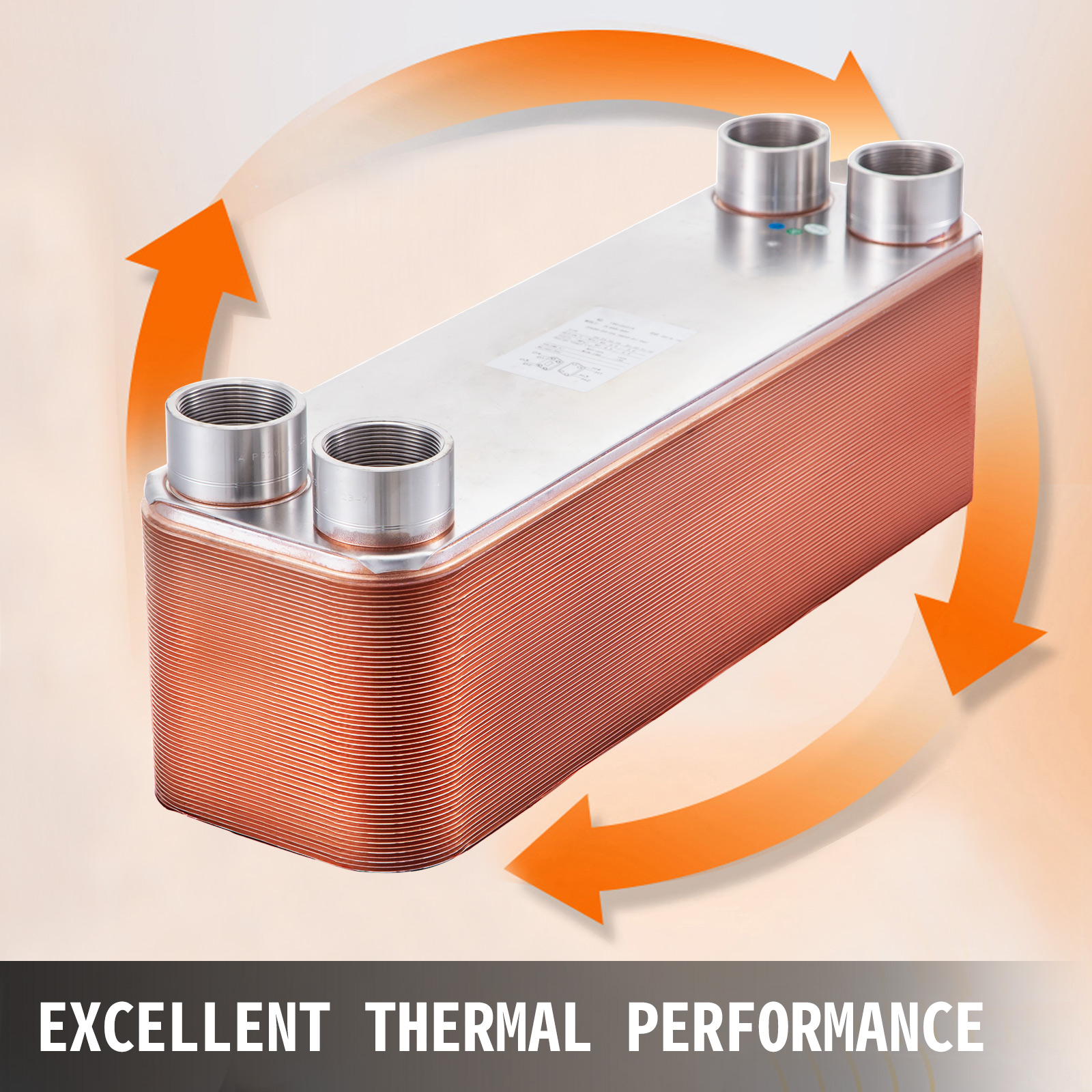 Plate Heat Exchanger 60 Plate Stainless Steel Heat Exchanger For ...