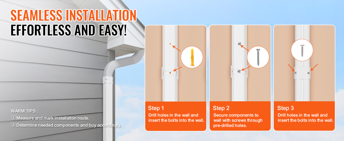 Injury Recovery Wrap 3'' X 17 Ft Mini Split Line Set Cover - PVC Pipe ...