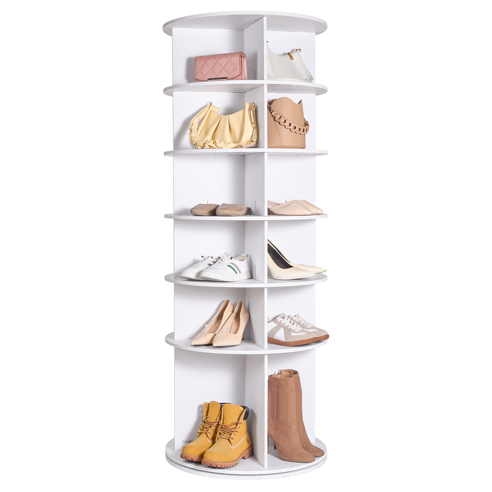 Uimoso 5-7tiers Rotating Shoe Rack Tower 360° Spinning Shoe Display ...