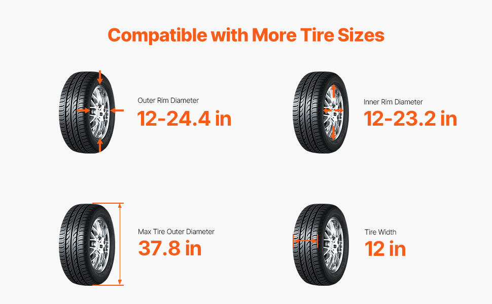 Durable Electric Tire Changer Tire Changer Tire Balancer with 18 ...