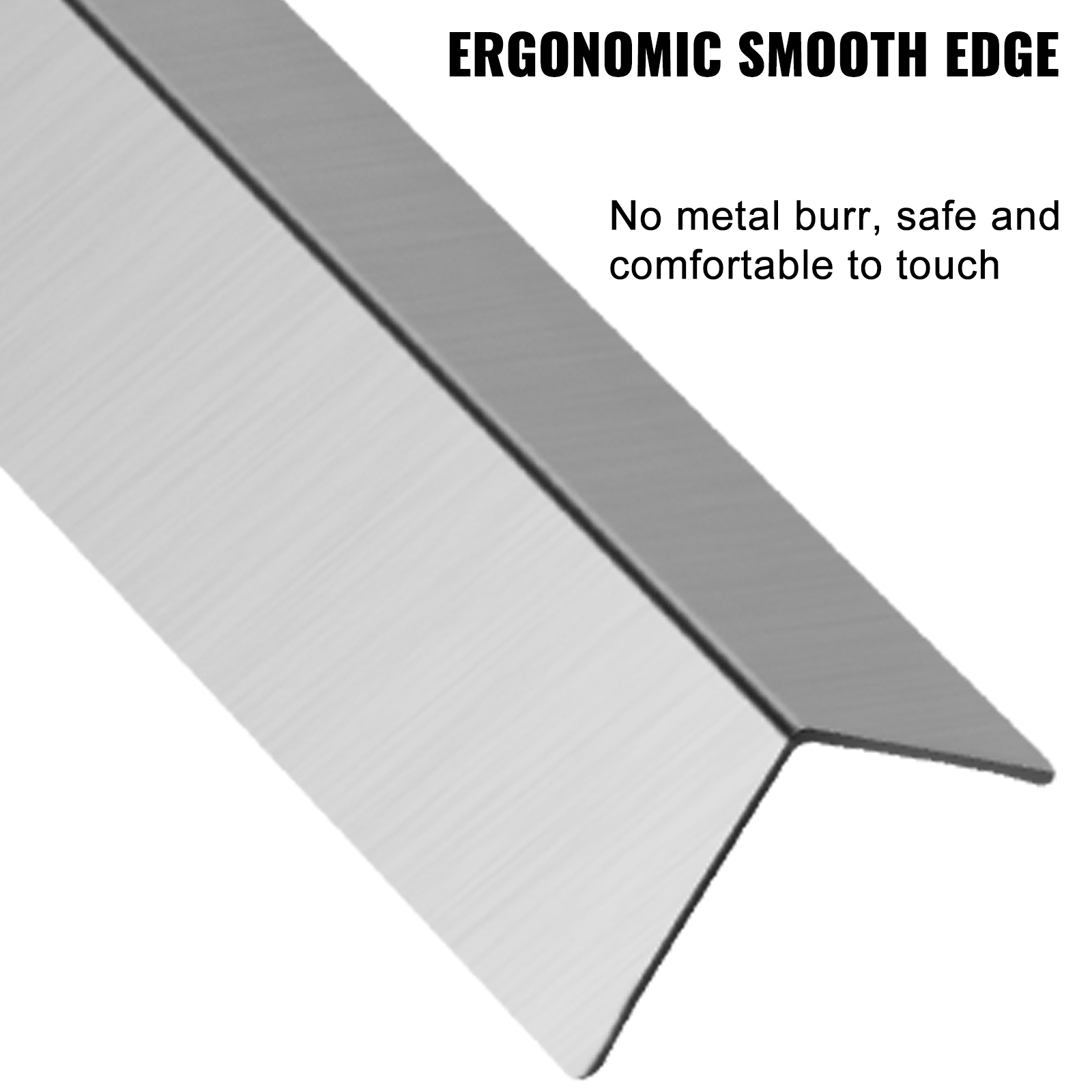 VEVOR VEVOR 1.2 m Metal Wall Corner Protector Edge Guards Stainless ...