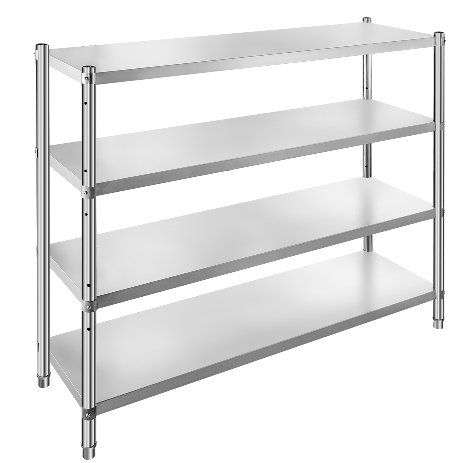 Stainless Steel Shelving Heavy Duty Kitchen Shelf 4/5Tier Solid ...