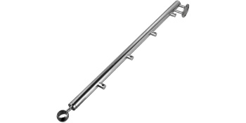 VEVOR Adjustable Angle Stair Rail, 100CM Rail Stair Banister Handrail ...