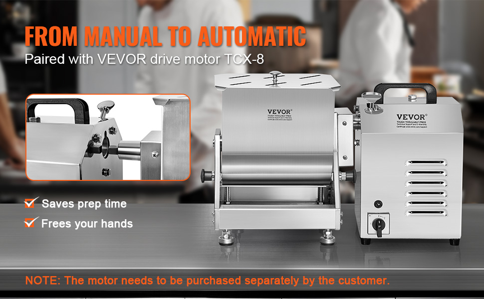 VEVOR 10L Tilt Manual Meat Mixer Sausage Hand Mixer Machine Stainless Steel | VEVOR AU