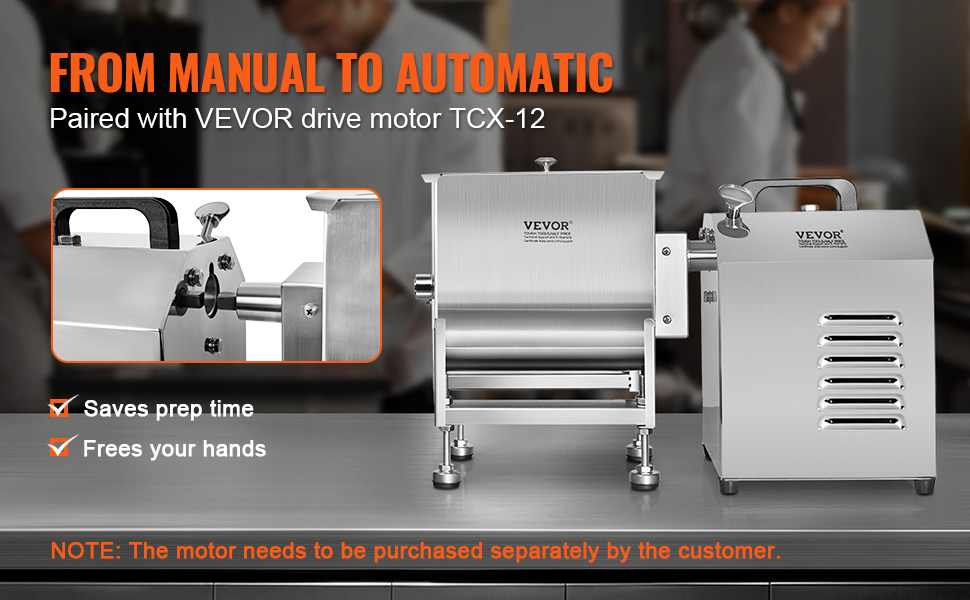 VEVOR 80 Pound Manual Meat Mixer Sausage Hand Mixer Machine Stainless ...