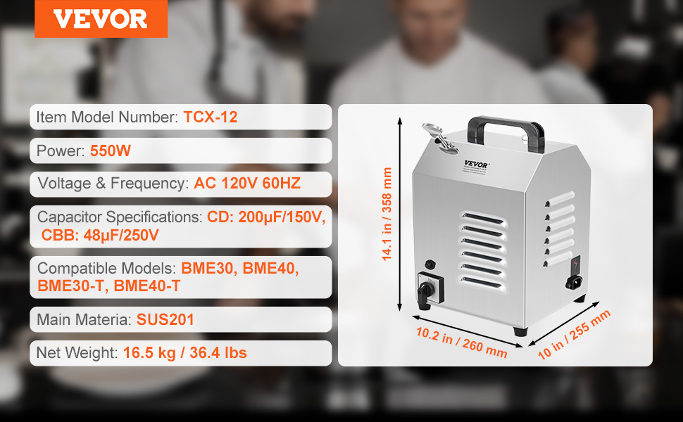 VEVOR Multi-functional Meat Processing Motor Suitable for Meat Mixer ...