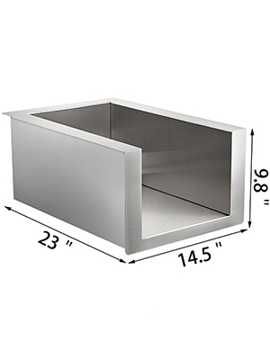 VEVOR Insulated Jacket for Gas Grill 15.7 x 30 Inch, Insulated Grill ...