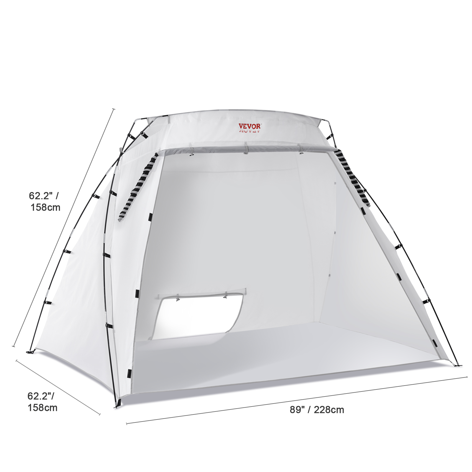VEVOR Abri de Peinture Portable 228x158x158 cm Tente de Peinture en ...