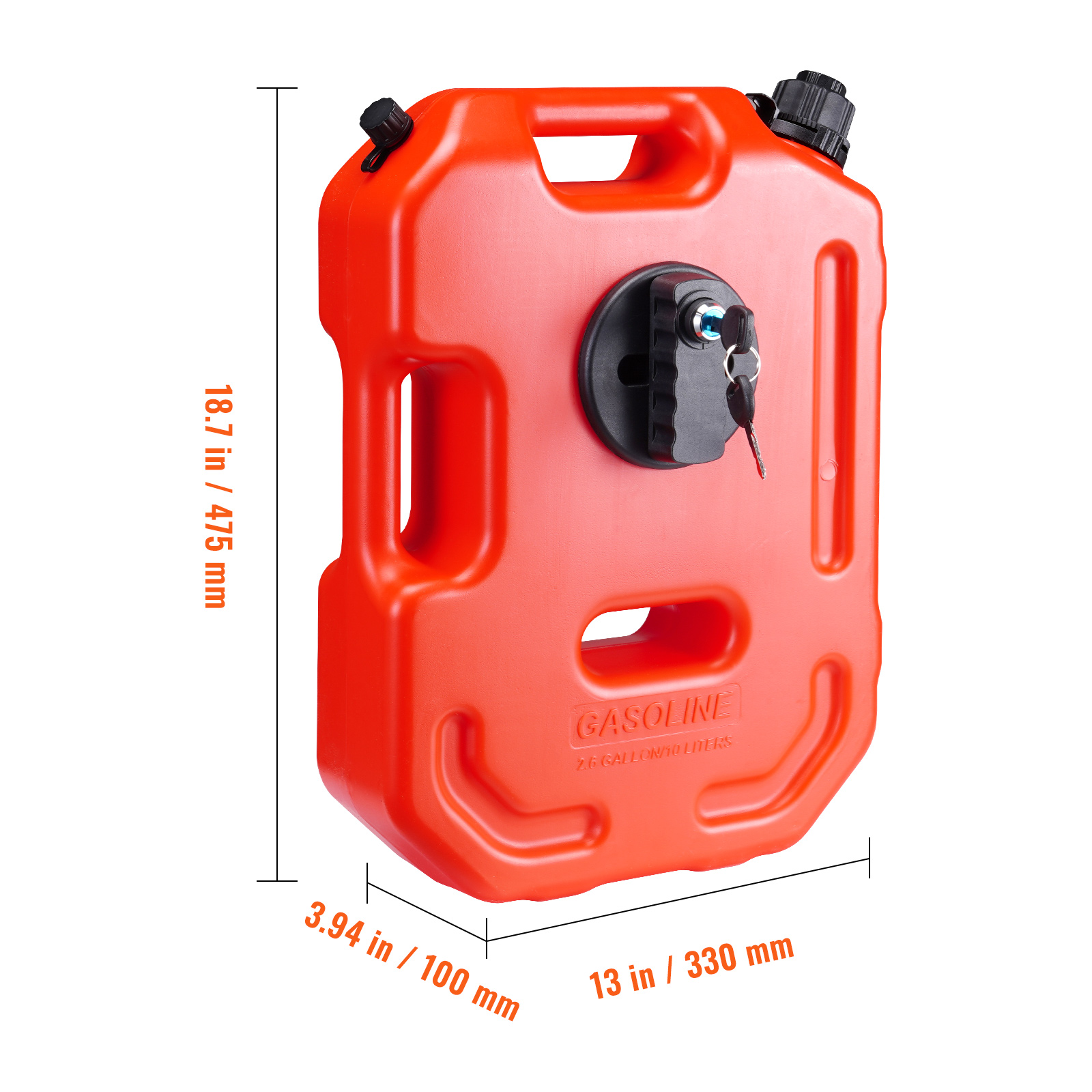 VEVOR Bidon Essence 10 L Jerrican de Carburant avec Bec Verseur ... VEVOR Bidon Essence 10 L Jerrican de Carburant avec Bec Verseur ...