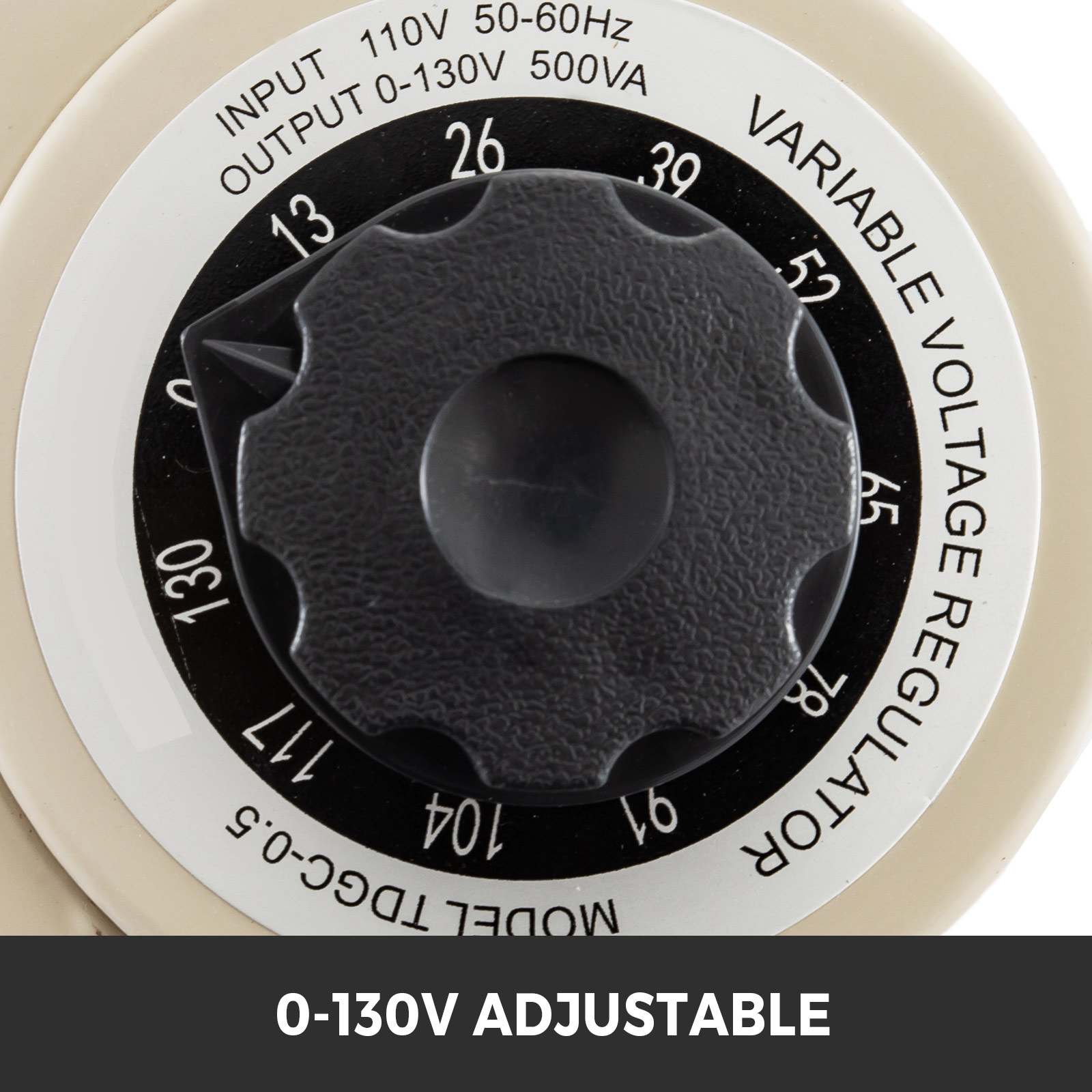 Variac Transformer Variable 500va Ac Voltage Regulator Metered 0-130v 110v | VEVOR US