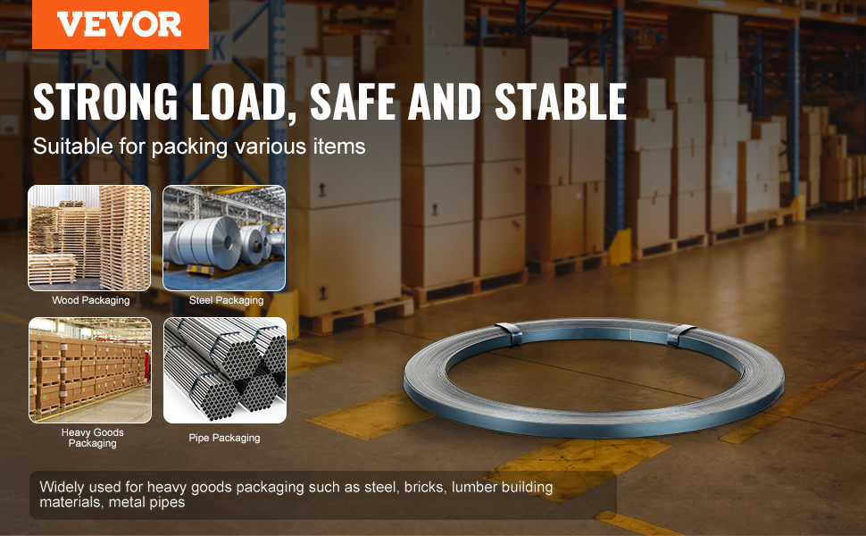 Pallet Packaging Tools DJSUNPACKING Banding Strapping Kit With 2000ft ...