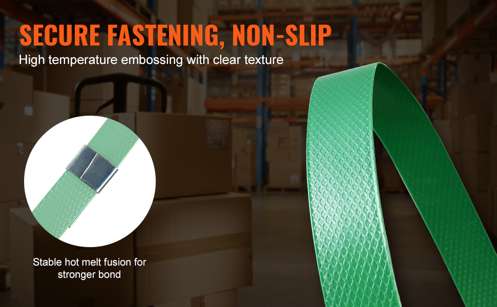 VEVOR Packaging Polyester PET Strapping Roll 0.63" x 0.03" x 4000 ...