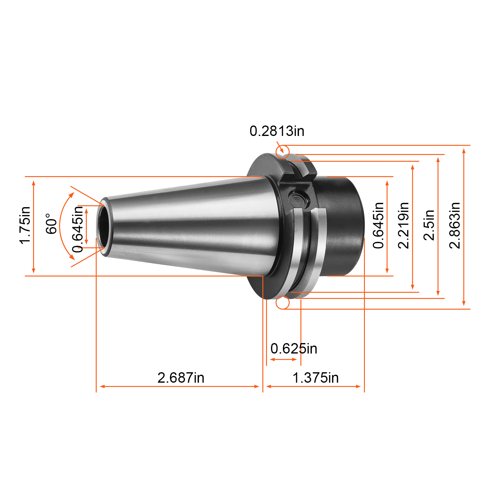VEVOR CAT40 Collet Holder ER 16/32 Collet Set, 35 PCs, SLN FMB ER16/32 APU Tool Holders Spring ...
