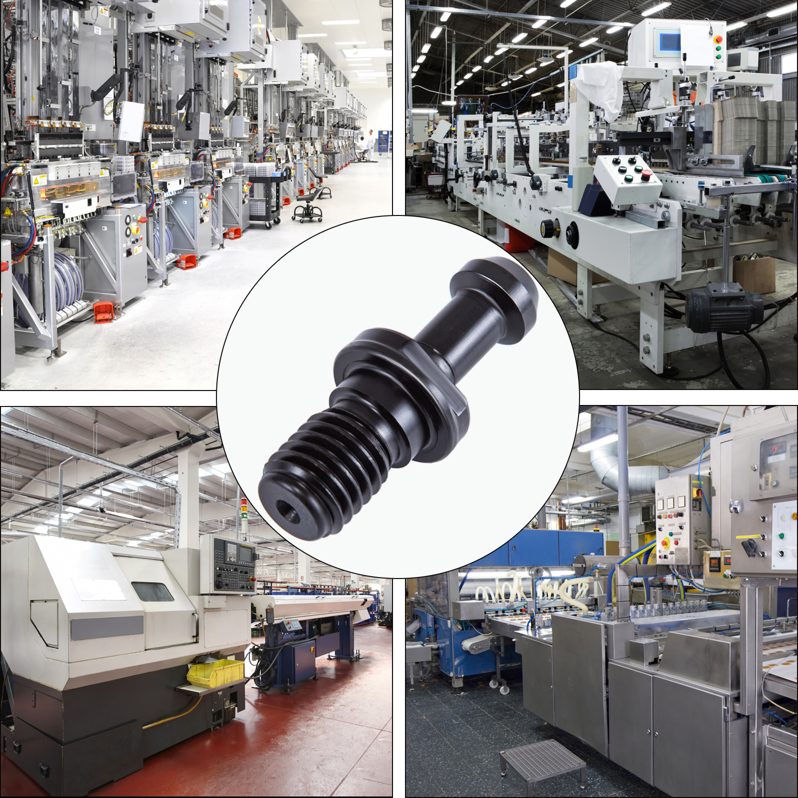 VEVOR Pull Stud, 11pcs Rigid Retention Knobs CAT 40, 90 Degree Knob ...