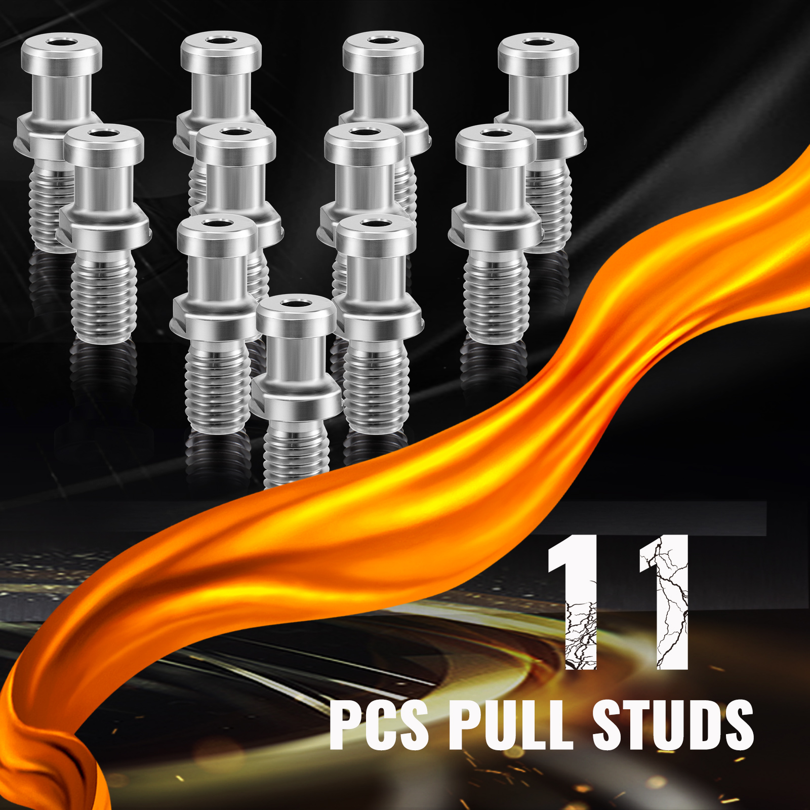 VEVOR CAT40 75 Degree Coolant Type Pull Studs CNC Milling Tool Holder ...